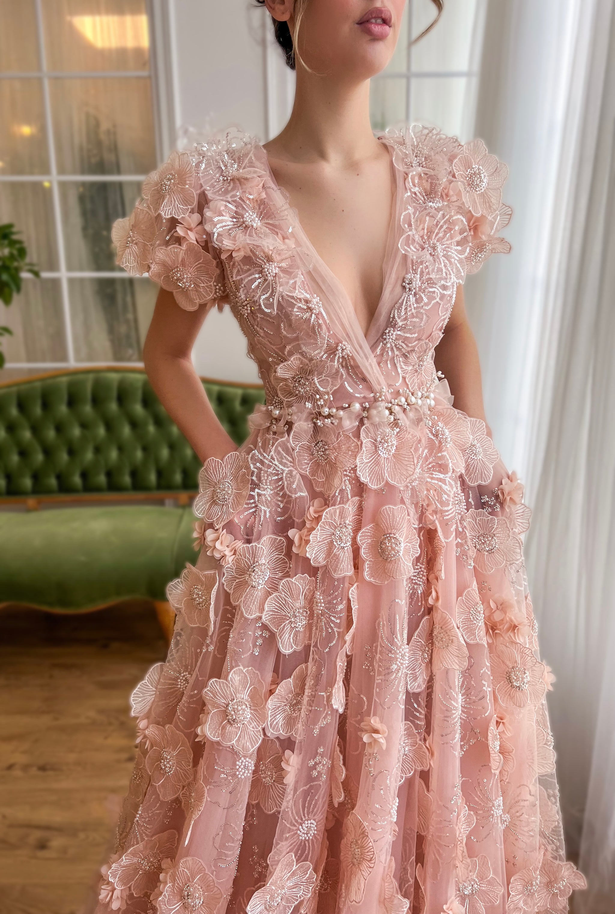 Rosy Grace Gown– Teuta Matoshi