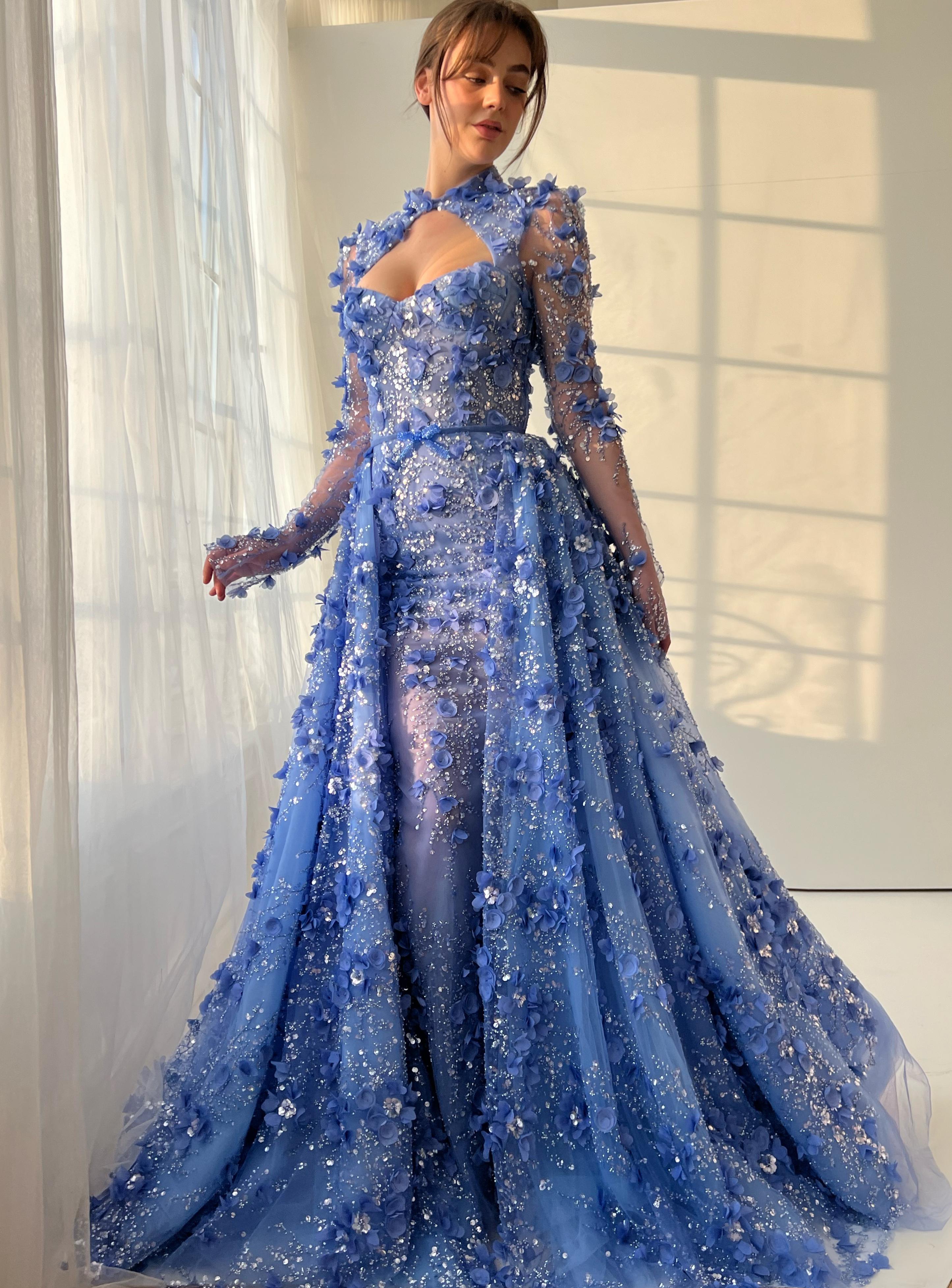 Cerulean Princess Gown– Teuta Matoshi