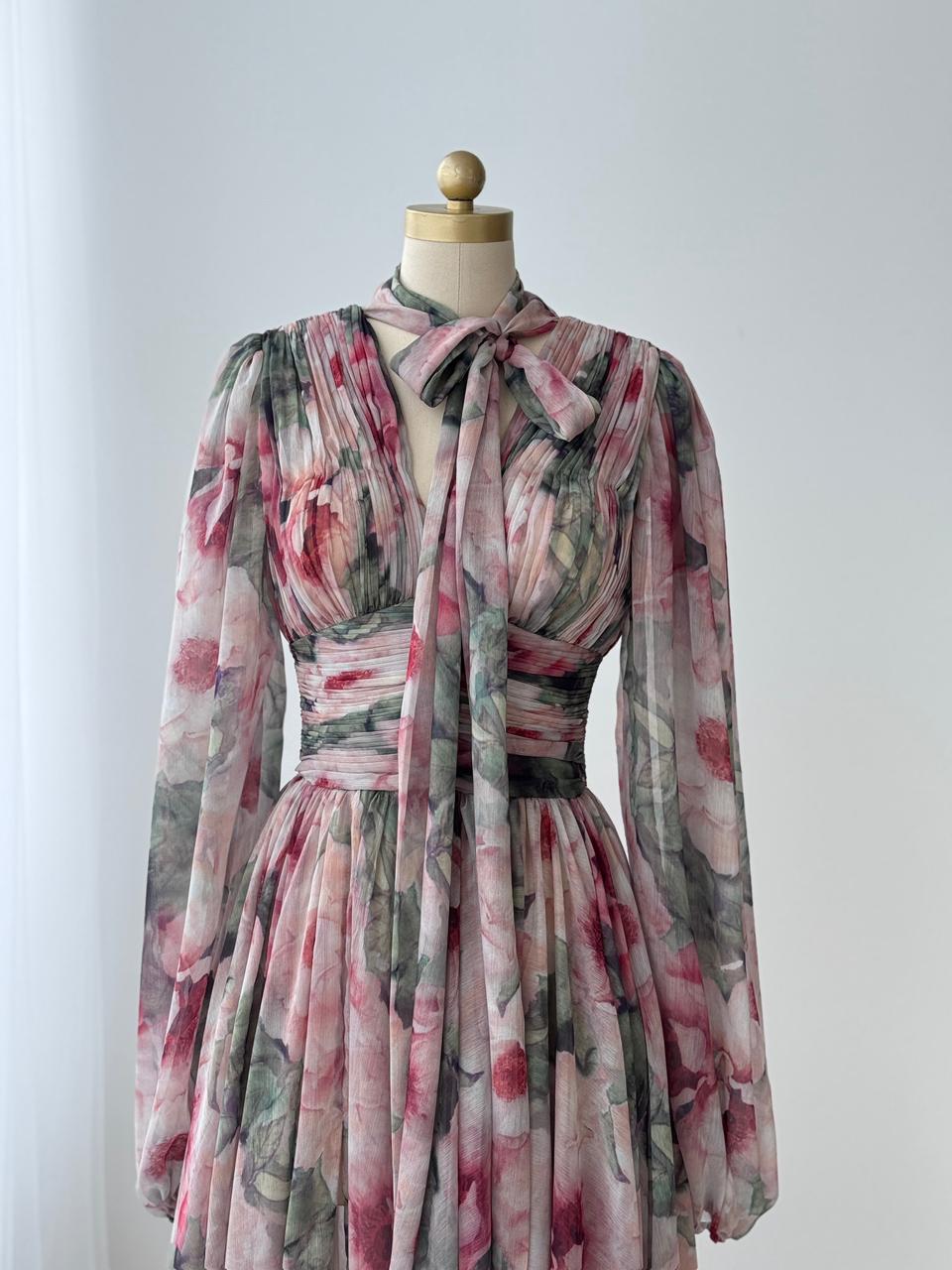 Aurelle Draped Gown– Teuta Matoshi