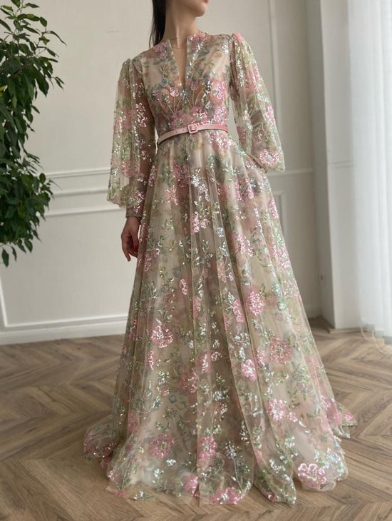 Daydream Floral Gown– Teuta Matoshi