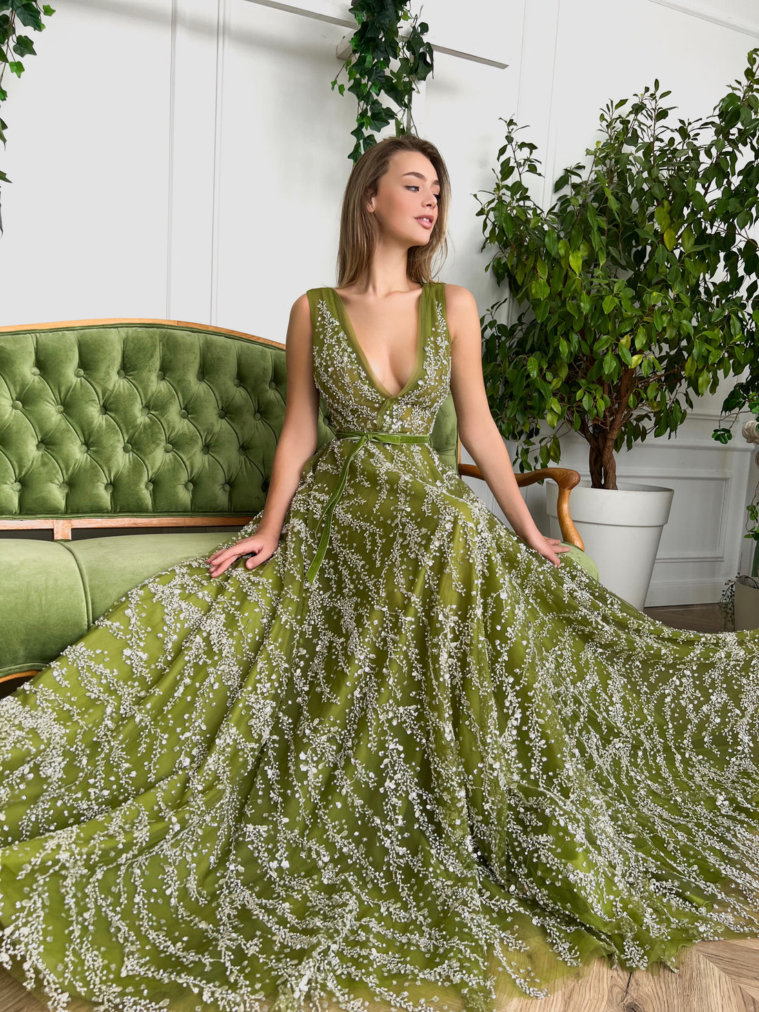 Idyllic Iris Gown | Teuta Matoshi